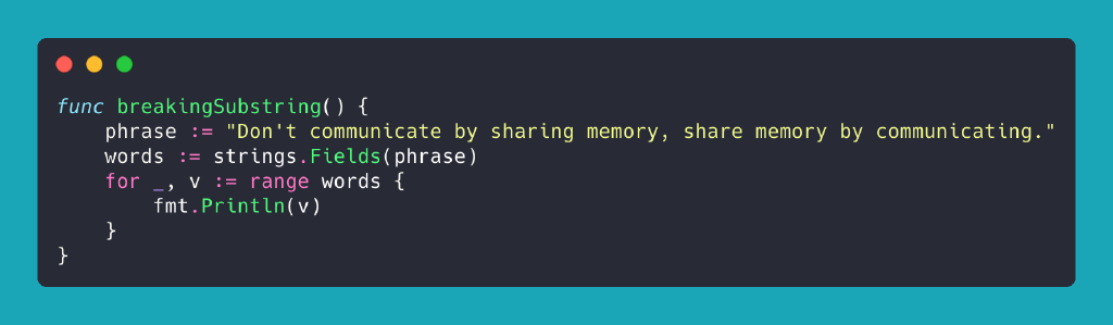 3 different ways to split strings in Go · Mohamed Allam
